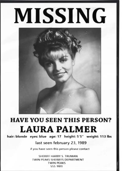 I know who killed Laura Palmer - by Jena with 1 n