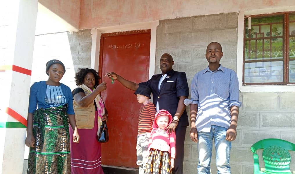 Albinism group calls for protection as government donates house to siblings