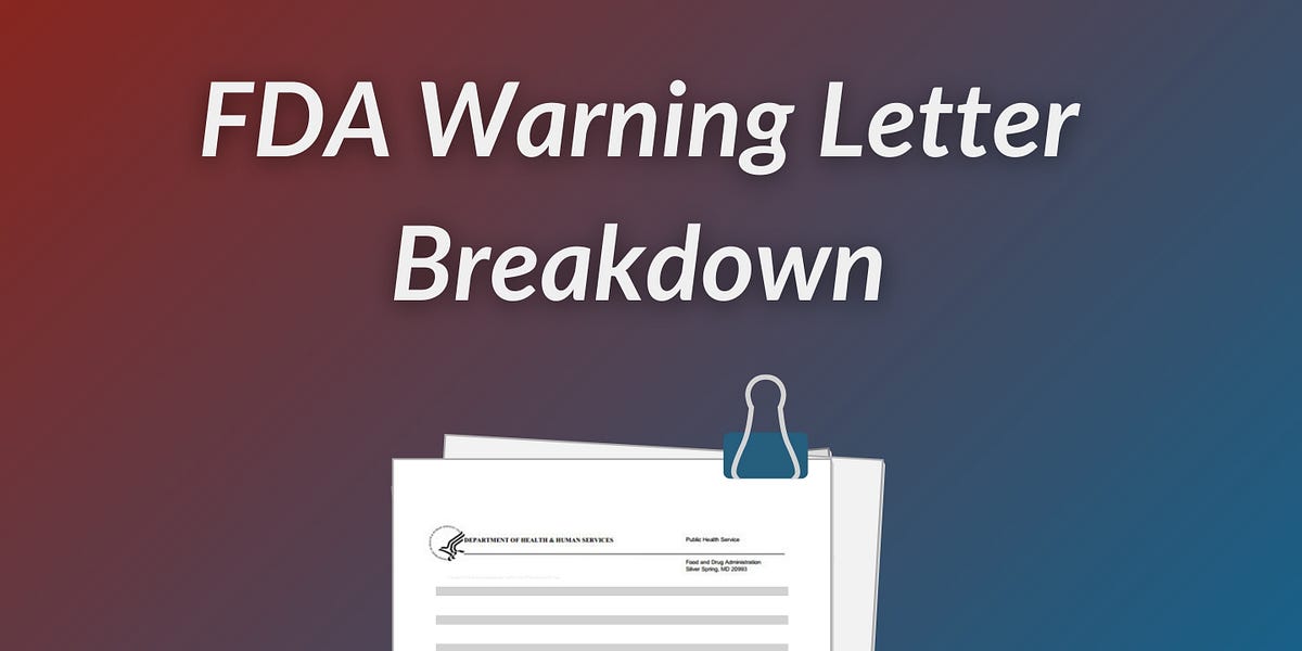 Inside the FDA Warning Letter Over the Study of a Rejected Rare Disease ...