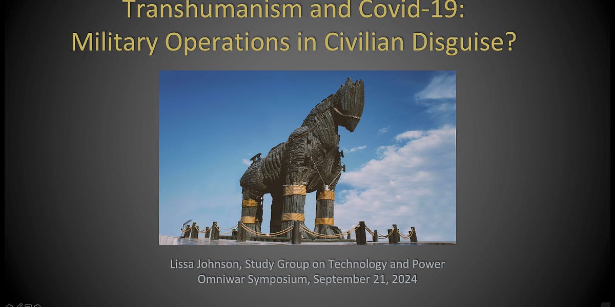 Lissa Johnson, Transhumanism and Covid-19: Military Operations in ...