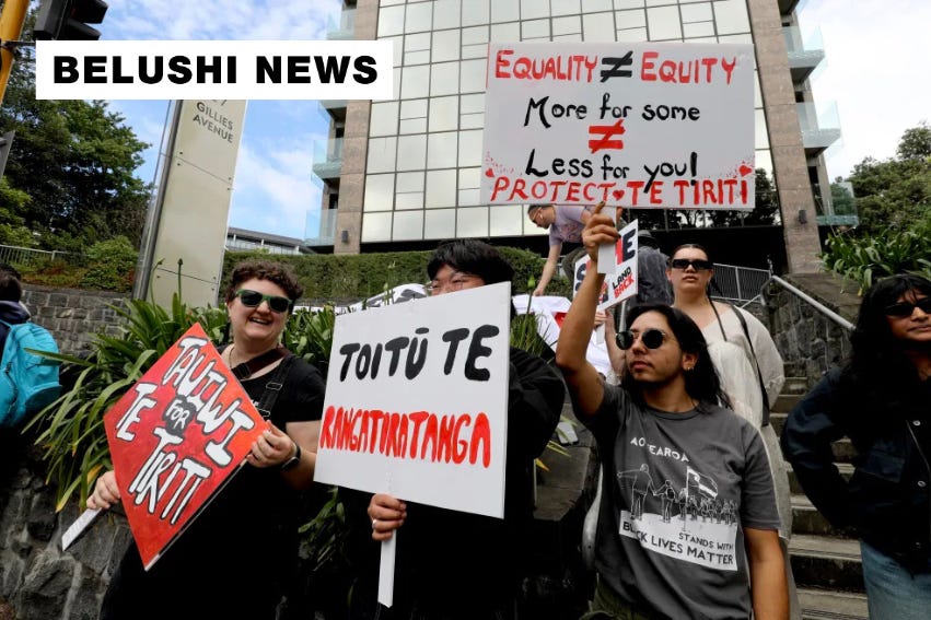 Racist Protesters Repent After FINALLY Reading The Treaty Principles ...