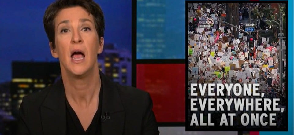 Rachel Maddow Explains How Protests Will Defeat Trump