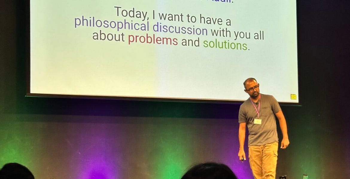 I spoke at the first TPM Conference and I left inspired