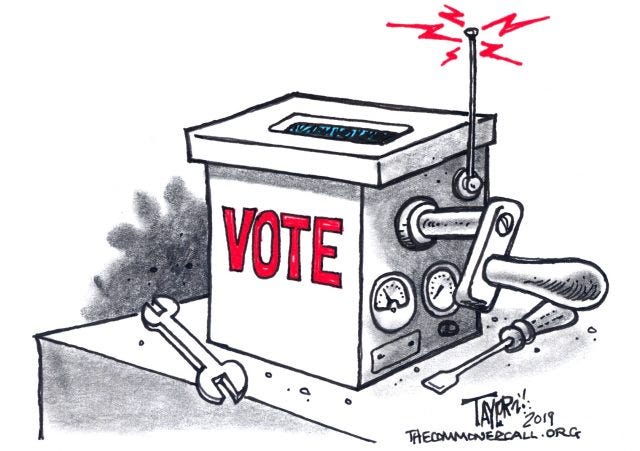 CARTOON: Election Eve In The Disunited States Of Amerika