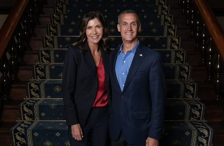 Is DHS Secretary Kristi Noem Having an Affair with Newly Hired Corey ...
