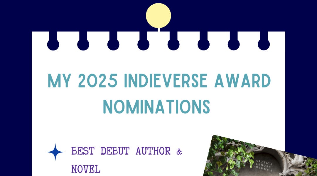 The Wake of Saints is nominated for three Indieverse Awards!