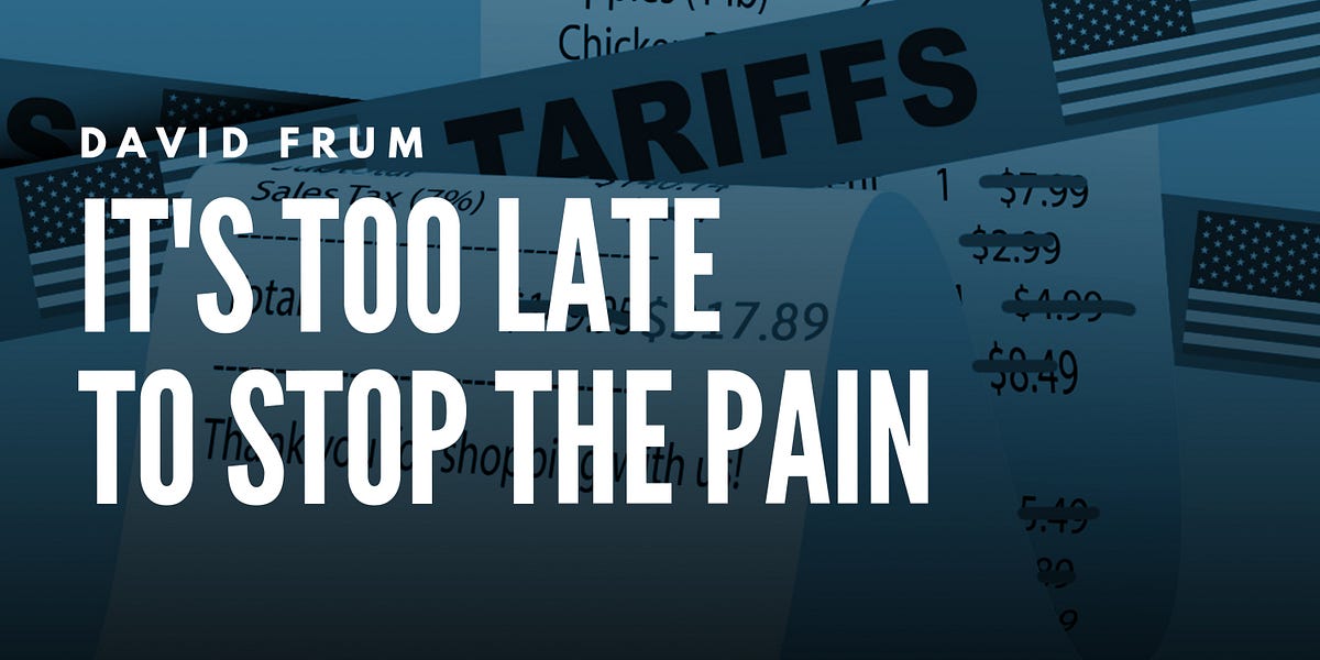 David Frum: It's Too Late to Stop the Pain