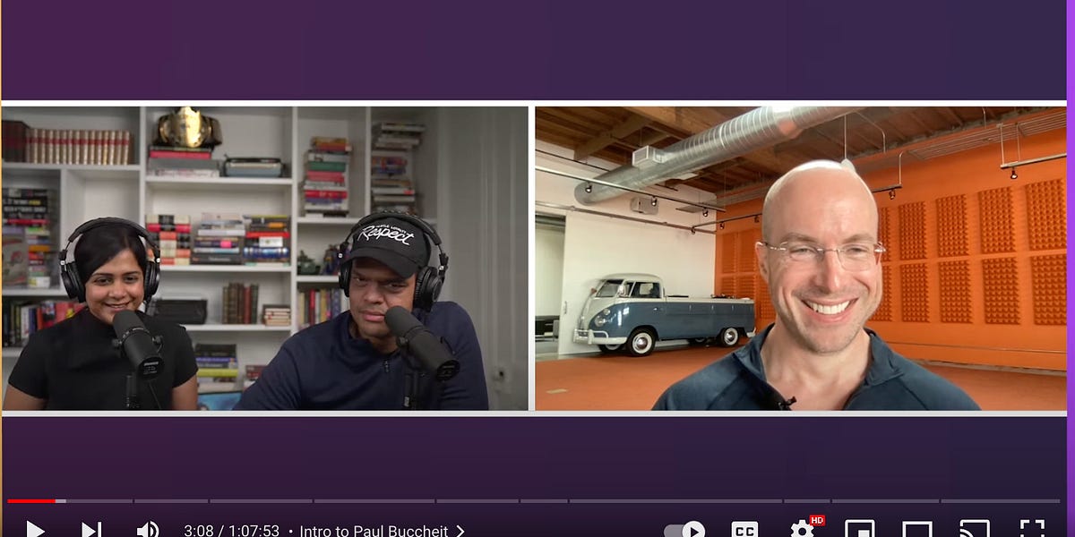 EP 40: Paul Buchheit, the man who created Gmail on early Google, Gmail ...