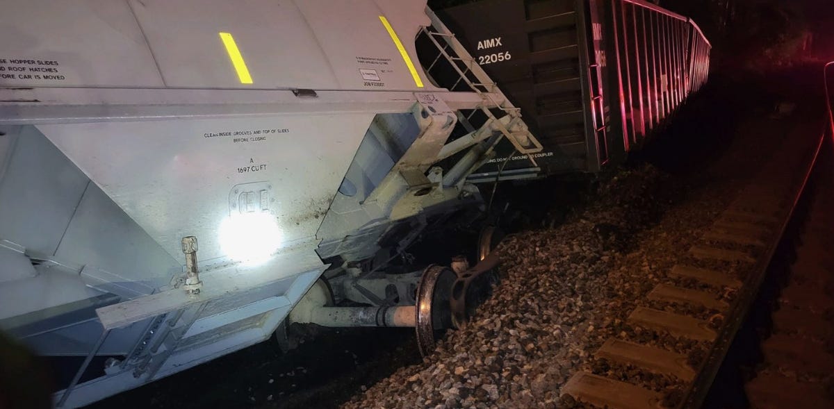 UPDATES: Freight Train Derailment in Fredericksburg