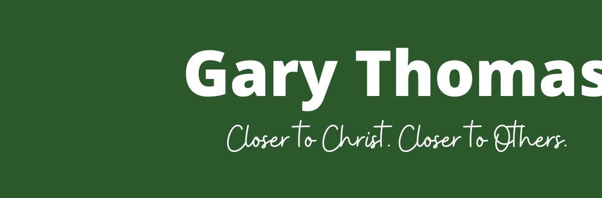 Gary Thomas Newsletter - Simply Sacred with Gary Thomas
