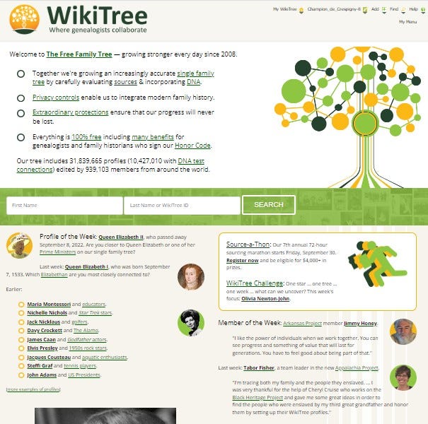 Wikitree – what is it and should I use it?
