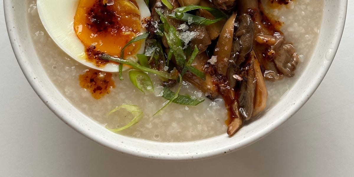 how to cook mushroom porridge