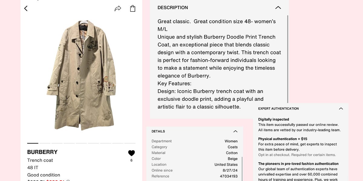 itchy fingers & a doodled-on trench - by Ruby Solina