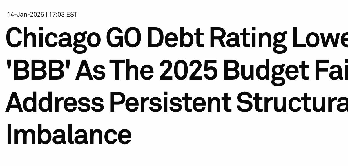 S&P just downgraded Chicago. What does that mean?