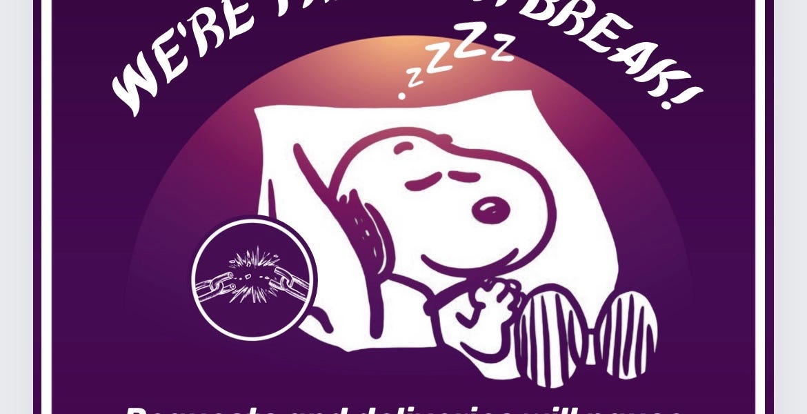 We're Taking a Break! - Boston COVID Action