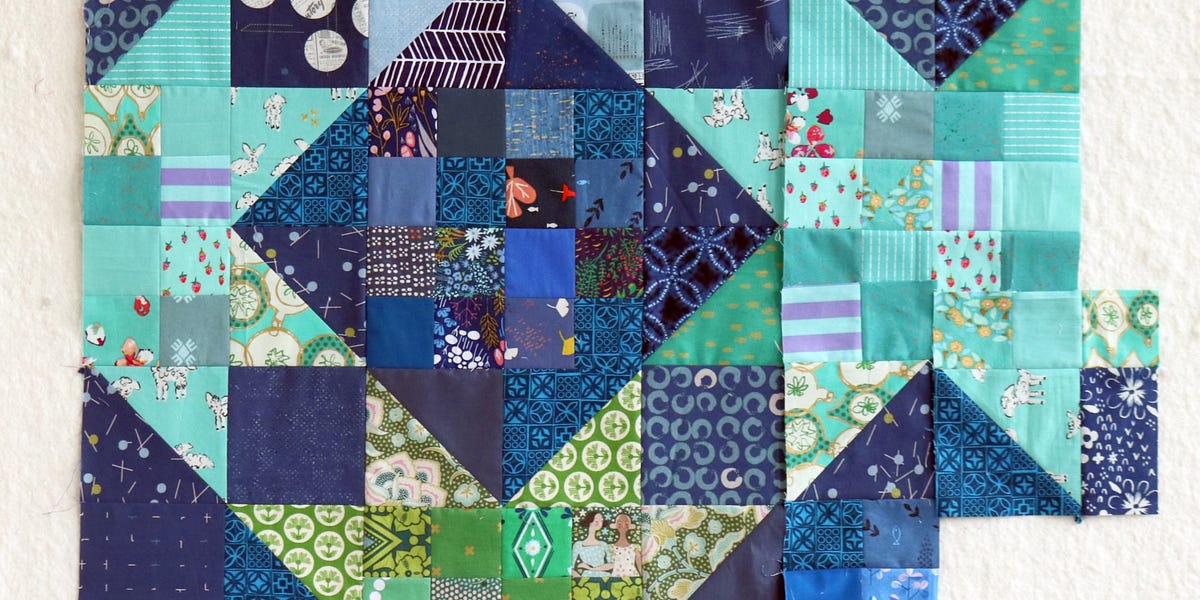 Postage Stamp delight - by Rachel Hauser