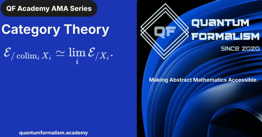 Category Theory AMA Invitation - Sakurai Quantum