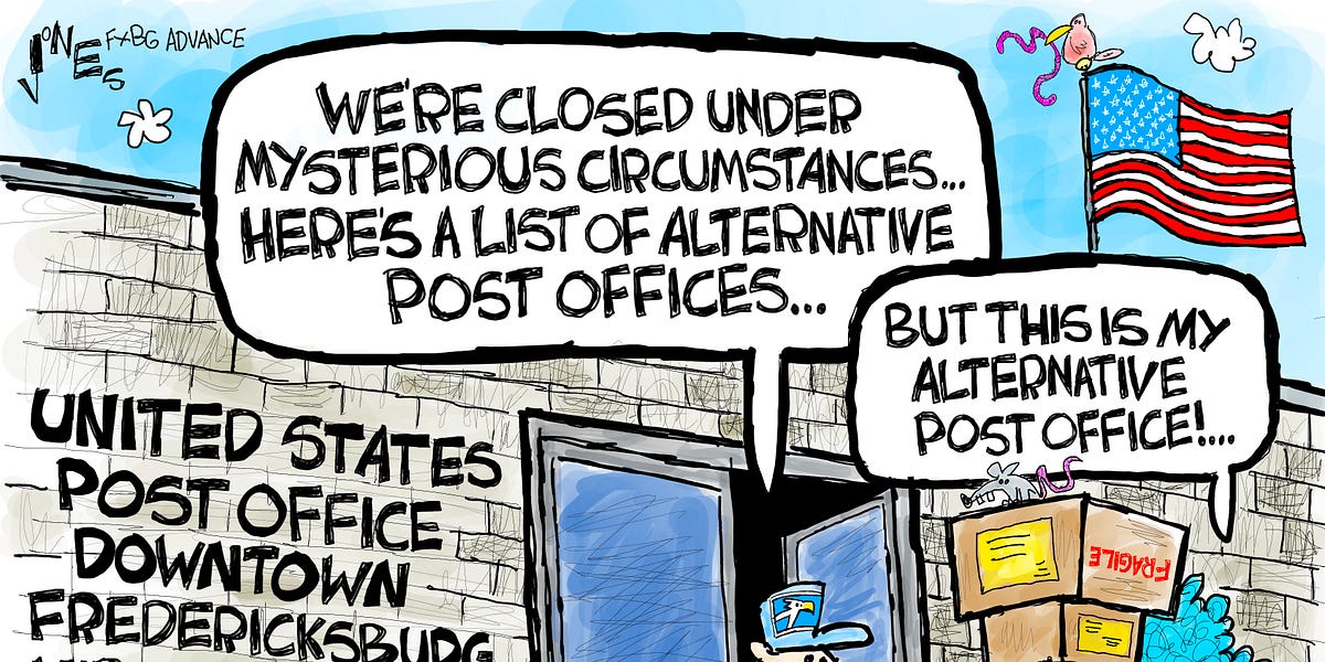 Alternative Post Office - by Clay Jones - Claytoonz