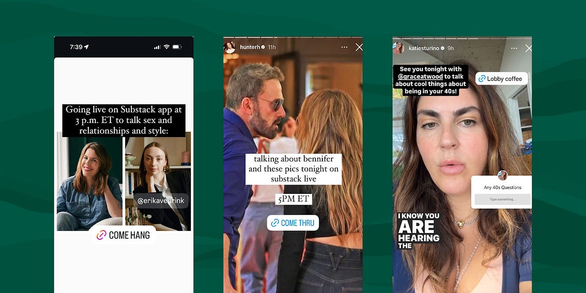 Getting started with live video - On Substack