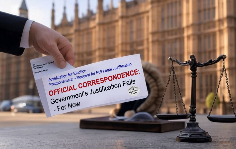OFFICIAL CORRESPONDENCE – Legal Challenge Exposes Government’s Flawed ...