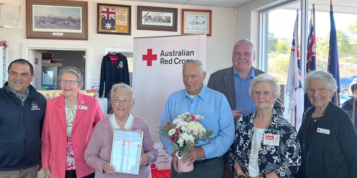 Murray Bridge Red Cross volunteers celebrate 110 years of service