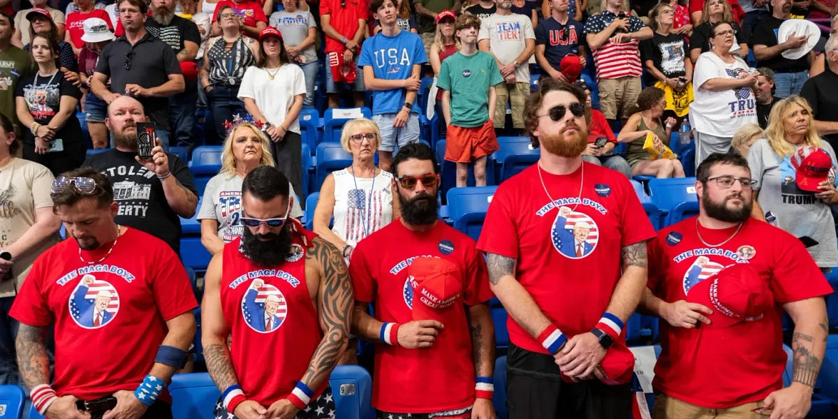 The supposed men who voted for trump. - by Michael DiGioia
