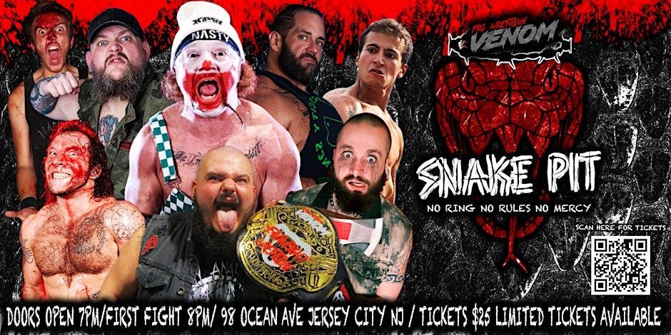 Friday: Pro Wrestling Venom returns in Jersey City