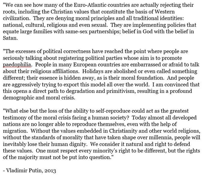 Putin Gets It--And So Does Will Schryver - by Mark Wauck