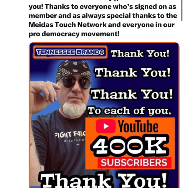 BREAKING: Tennessee Brando’s YouTube Hits 400K Subscribers