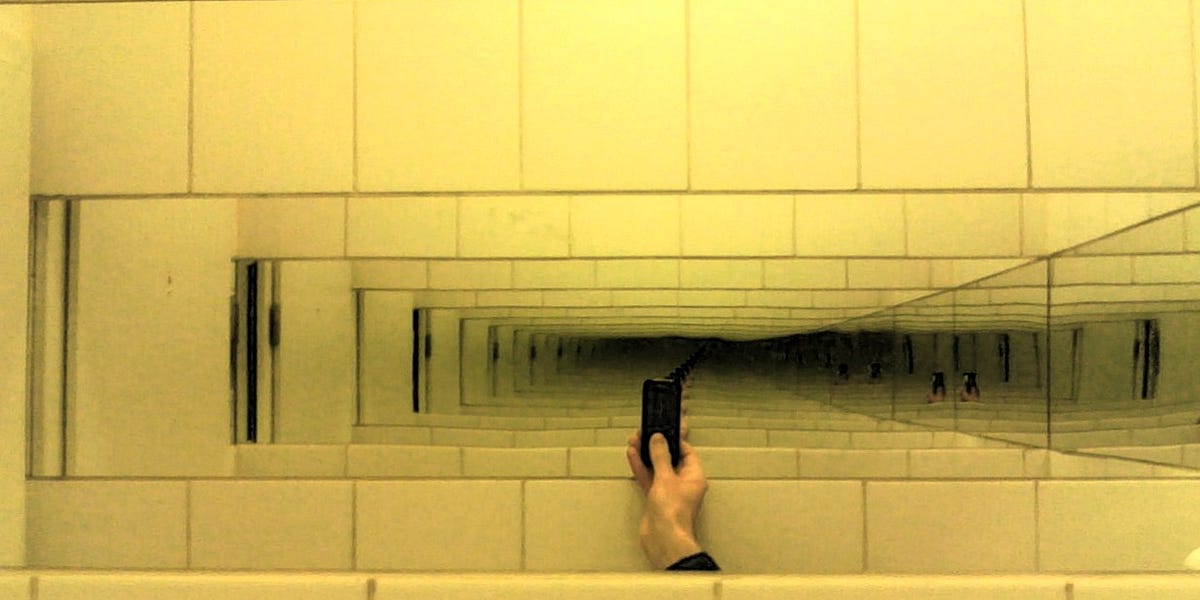 Infinite Aisles; Recursive Mirrors - by Archie H. Miller