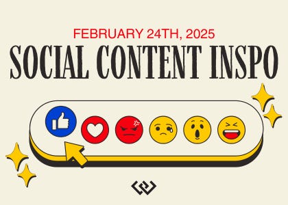This & a brand new set of content inspo 📱