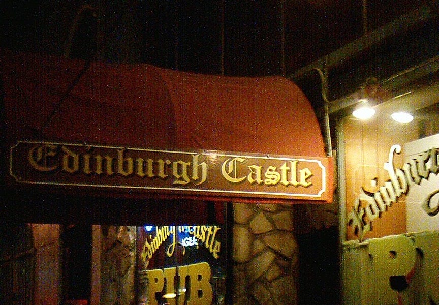 Edinburgh Castle Literary Pub