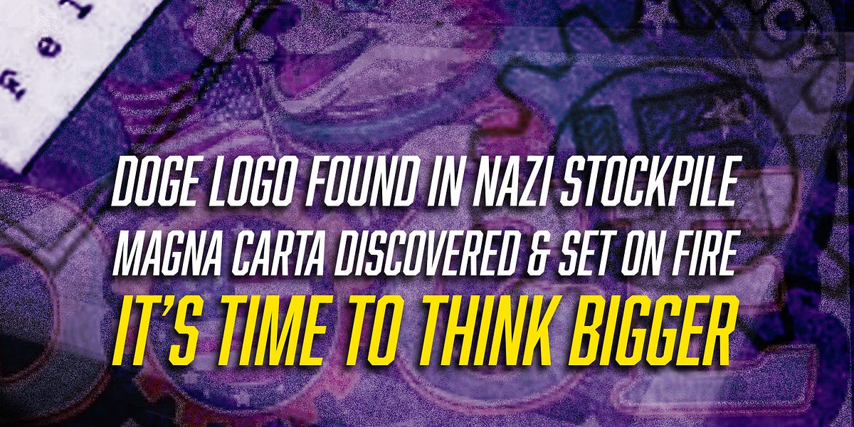 It’s Time to Think Bigger - by Jim Stewartson