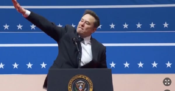 Musk's Nazi Salute Becomes 'Awkward Gesture' in 'Exuberant Speech'