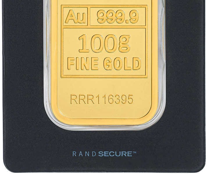 Rand 100 Gram Gold Bar at Costco... $8,599.99