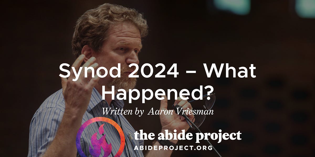 Synod 2024 – What Happened?