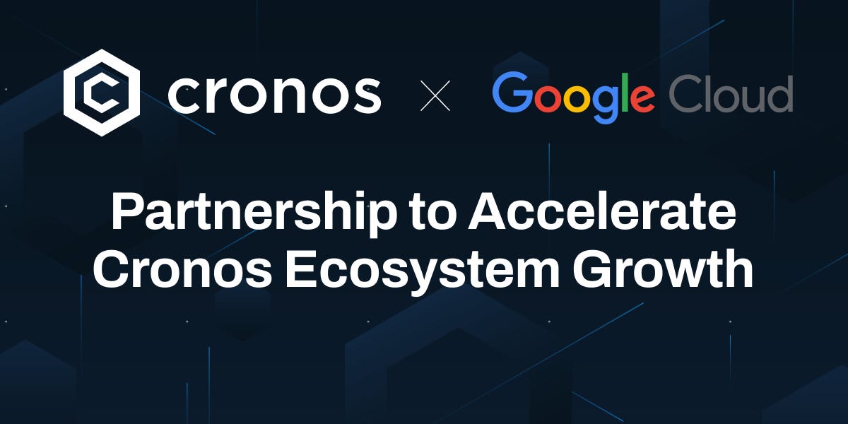 Cronos Labs Strengthens Google Cloud Partnership to Accelerate Cronos Ecosystem Growth