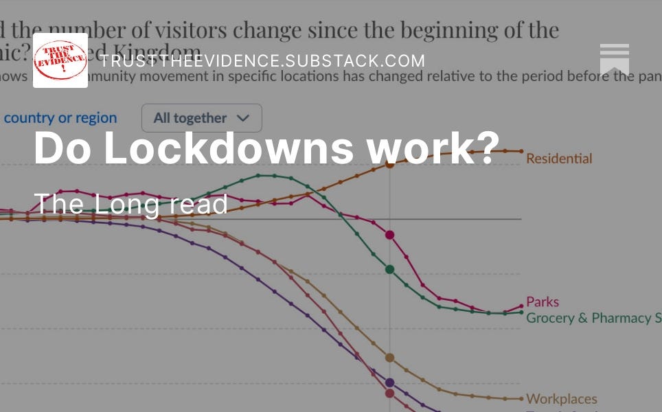 Do Lockdowns work? - by Carl Heneghan and Tom Jefferson