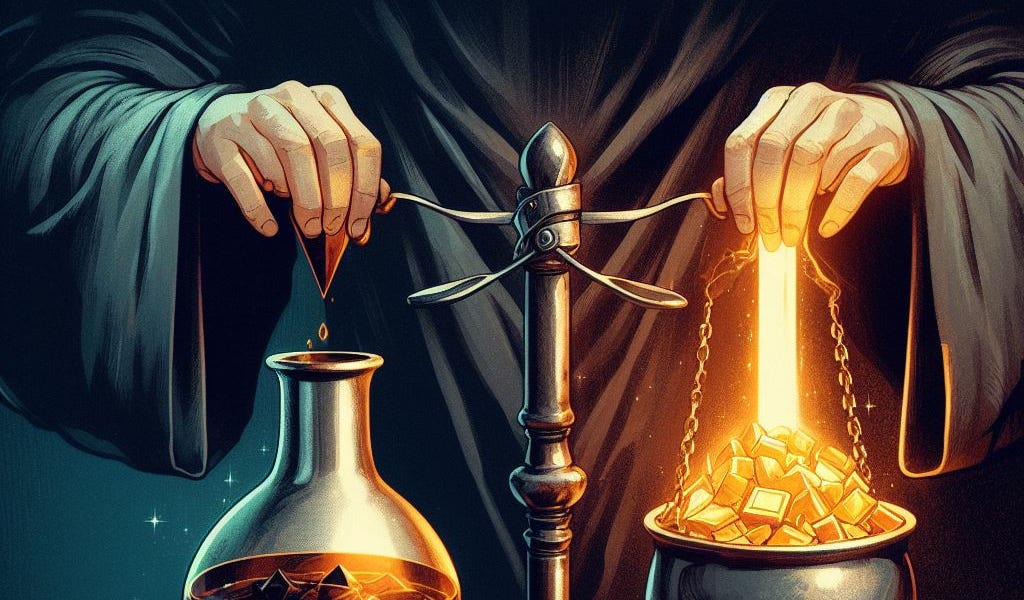 Why the alchemist’s wife married the blacksmith instead