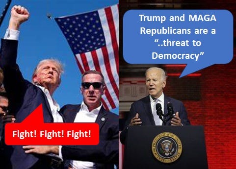 "Threat to Democracy" Propaganda is Danger to Peace and our Republic.