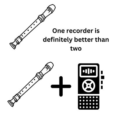 Poem: My Recorder - by Camilla C Carron - The Aqueous Humor