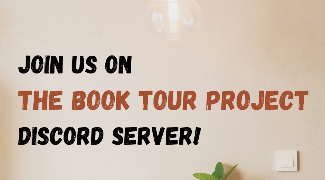The Book Tour Project Discord Server Is Now Open!