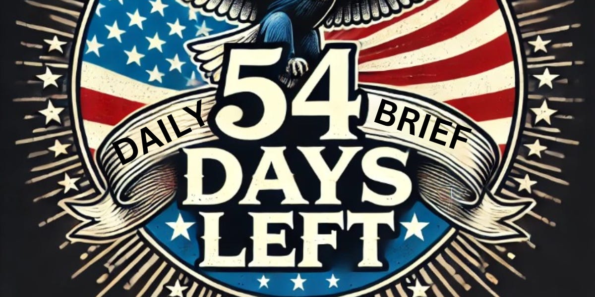 Daily Brief: Sunrise to Sunset: 54 Days Left Till America Could End ...