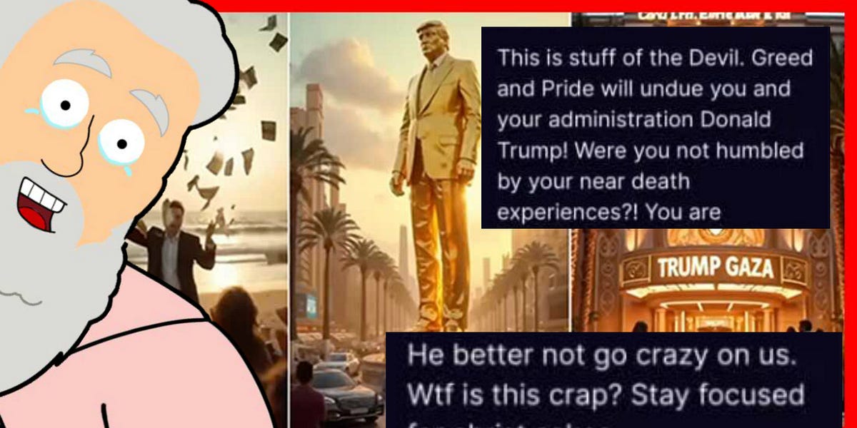 Comments - MAGA Floods Trump’s Replies With Rage Over AI Gaza Video