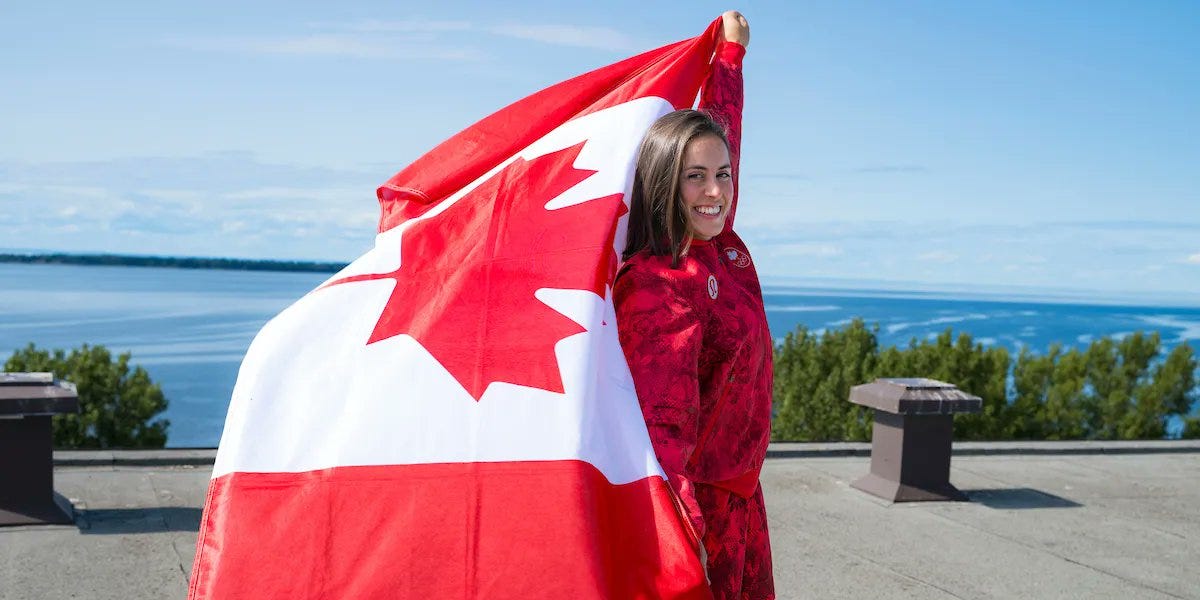 Maude Charron and Andre De Grasse named Canada's flag bearers for Paris 2024 opening ceremony