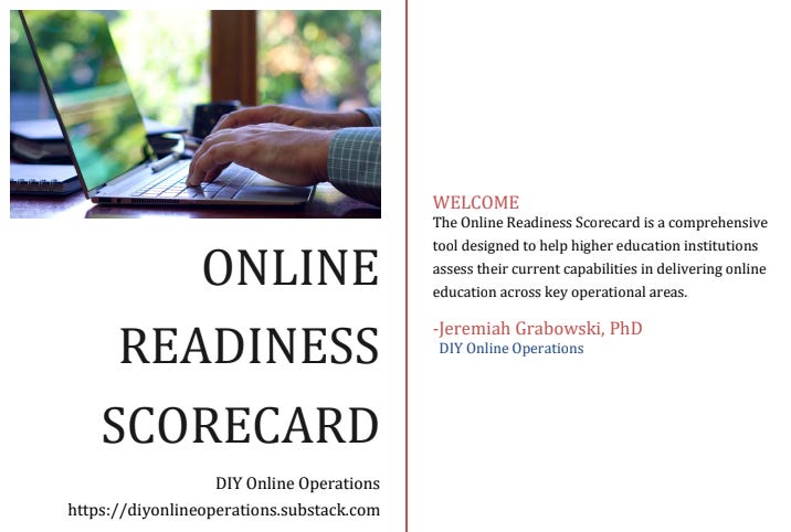 Get My Free Online Readiness Scorecard Today!