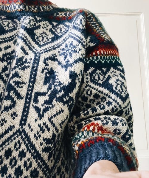 Decoding sweater symbolism - by Sarah Neal - Spider Spun
