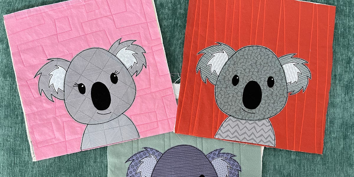 Koalas in Progress, Cuddly Lovie Kits, and Fanciful Fish