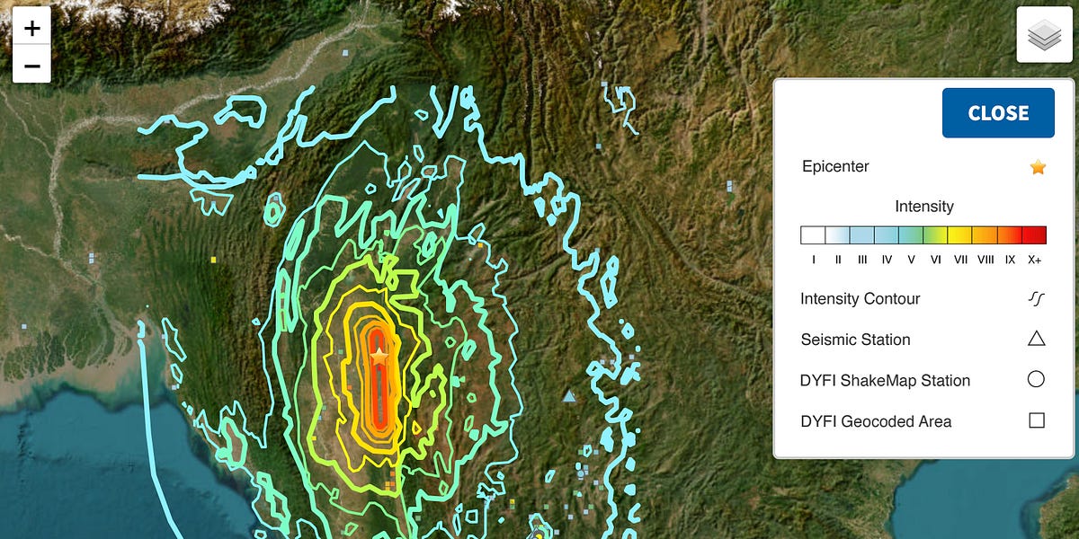 Catastrophic M7.7 earthquake caused by rupture of Sagaing Fault in Myanmar