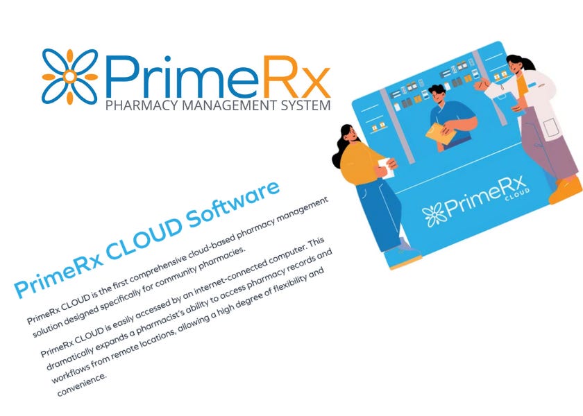 PrimeRx announces PrimeRx Cloud Web-Based Pharmacy Technology Solution